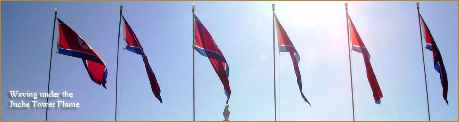 North Korea National Flag - different flags of the DPRK and their meanings